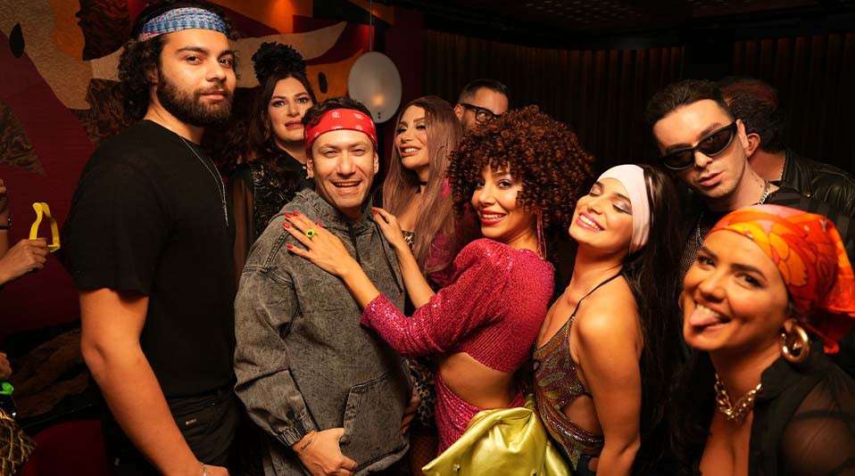 90'lar partisinde ünlüler nostalji yaşadı!