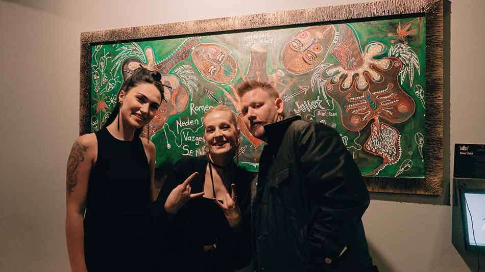 KONUŞAN RESİMLER - SAINT AGE SERGİSİ AÇILDI